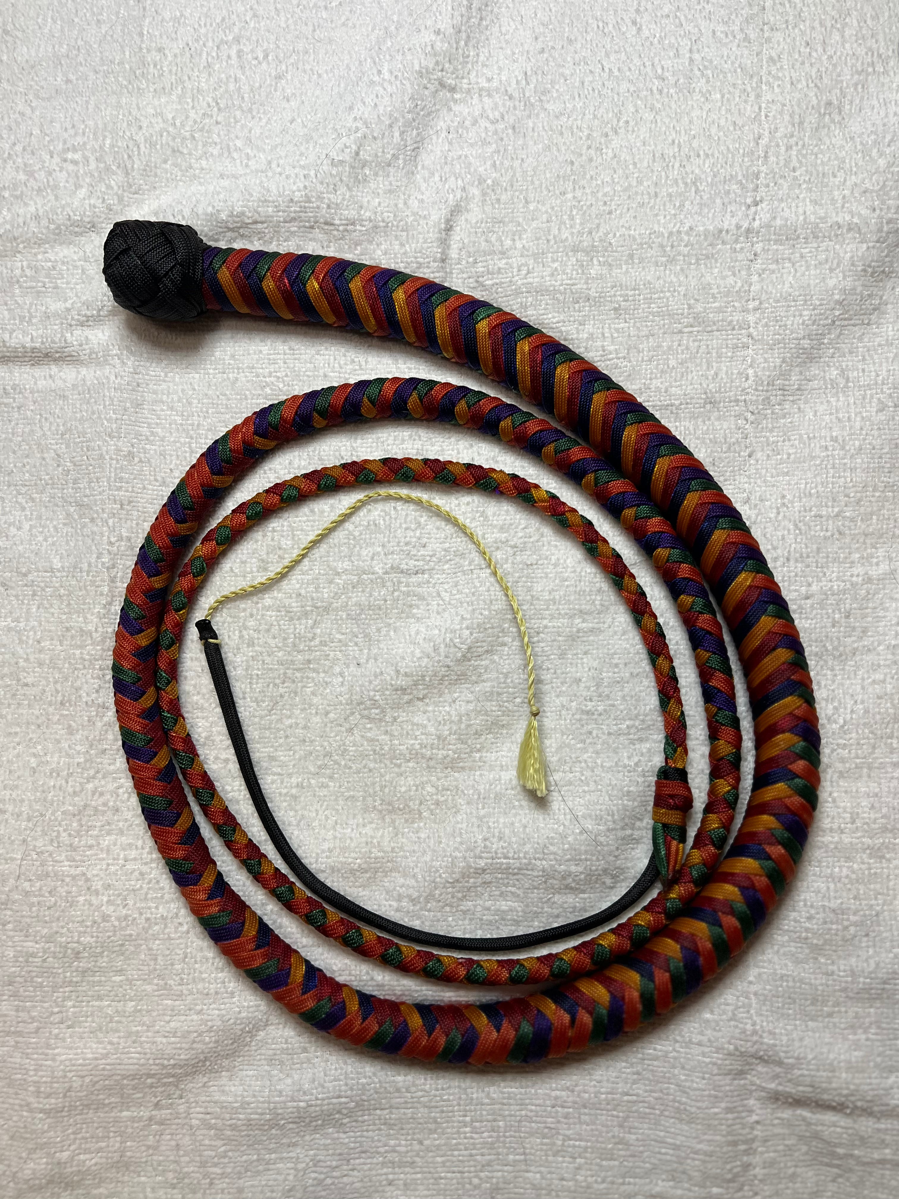6' Snake Whip (rainbow) – Kit's Whip Emporium